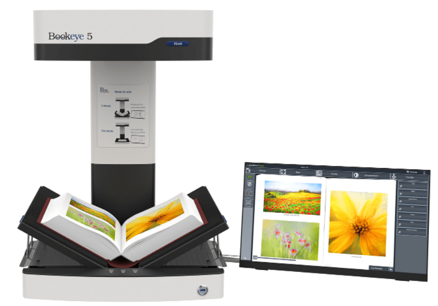 Bookeye 5 V3 Book Scanner Kiosk - Steven Enterprises